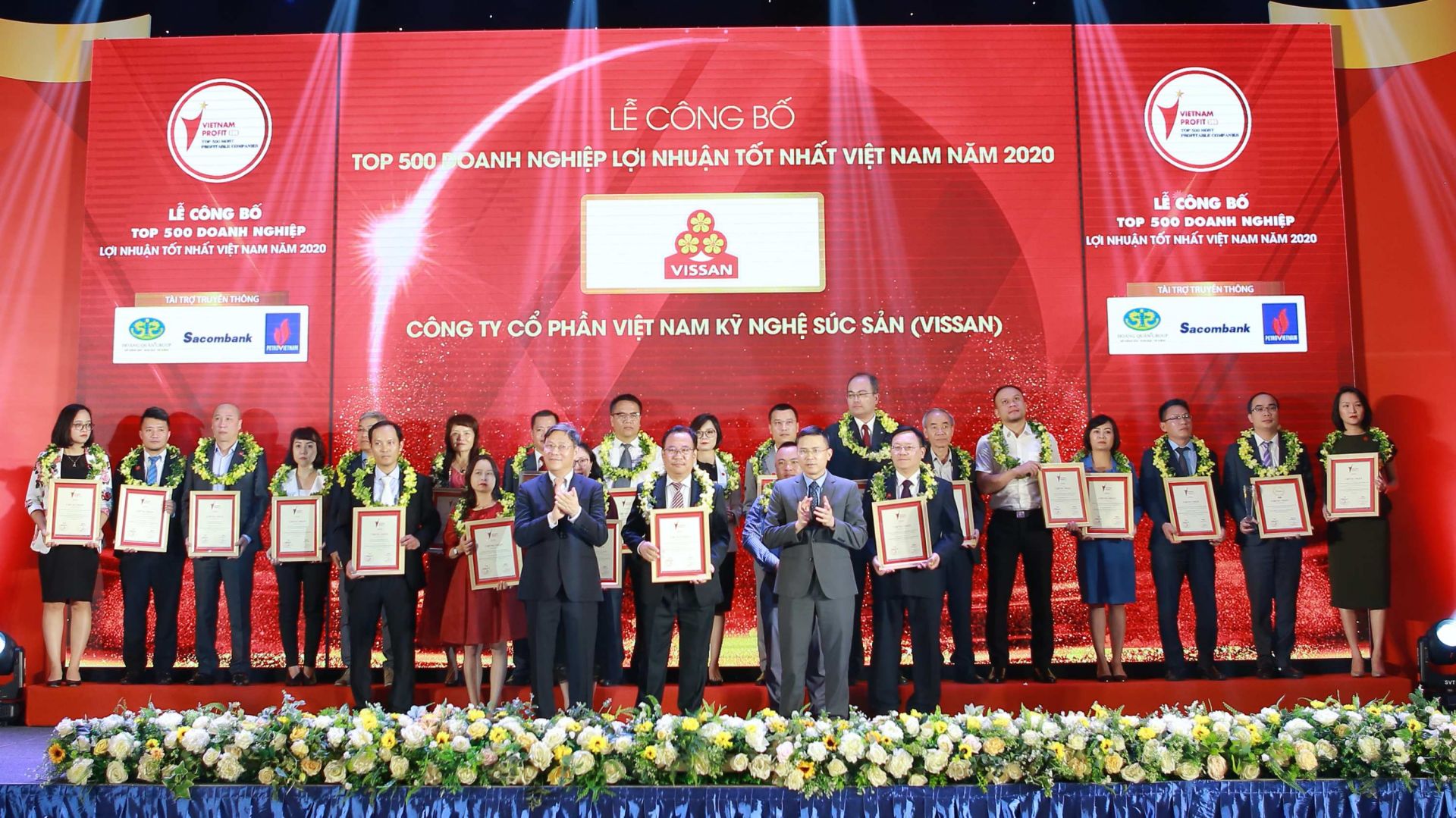 Vissan được vinh doanh Top 500 Doanh nghiệp lợi nhuận tốt nhất Việt Nam ...