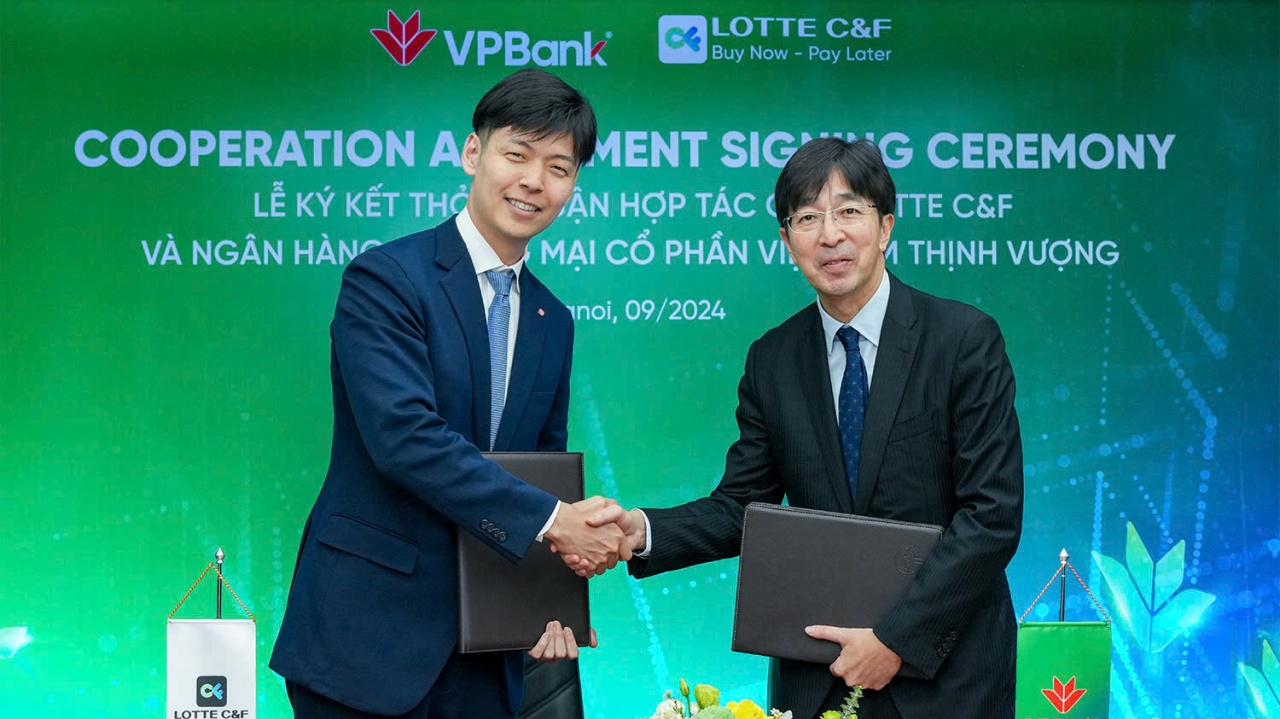 Ngân hàng VPBank bắt tay LOTTE C&F hỗ trợ khách hàng “Mua trước trả sau”