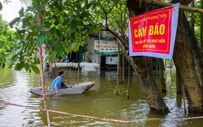 Hà Nội báo động lũ trên sông Tích, cảnh báo lũ trên sông Bùi