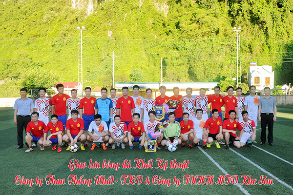 Giao lưu bóng đá Khối Kỹ thuật giữa Công ty Than Thống Nhất - TKV và ...
